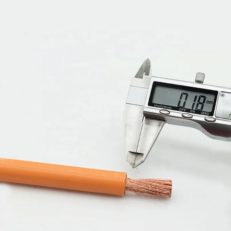 Orange XLPE Silicone Shielded 1500V HV High Voltage Cable