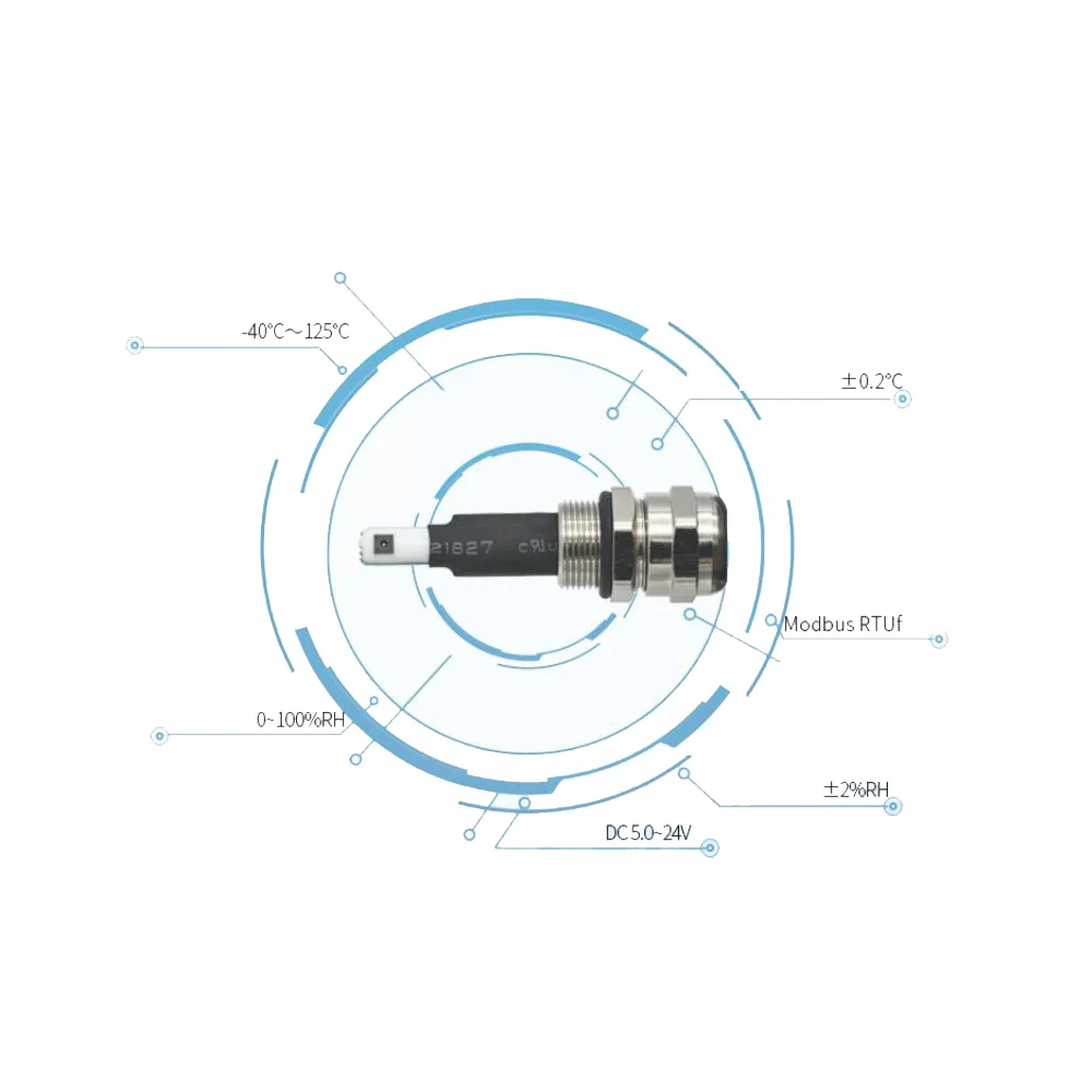 Taidacent Sht30 Industrial Rs485 Modbus Rtu Ethernet Temperature ...