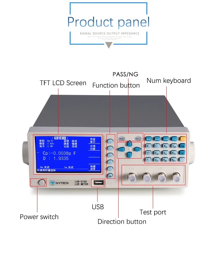 LCR5010 Digital LCR Bridge Tester - Precision & Reliability