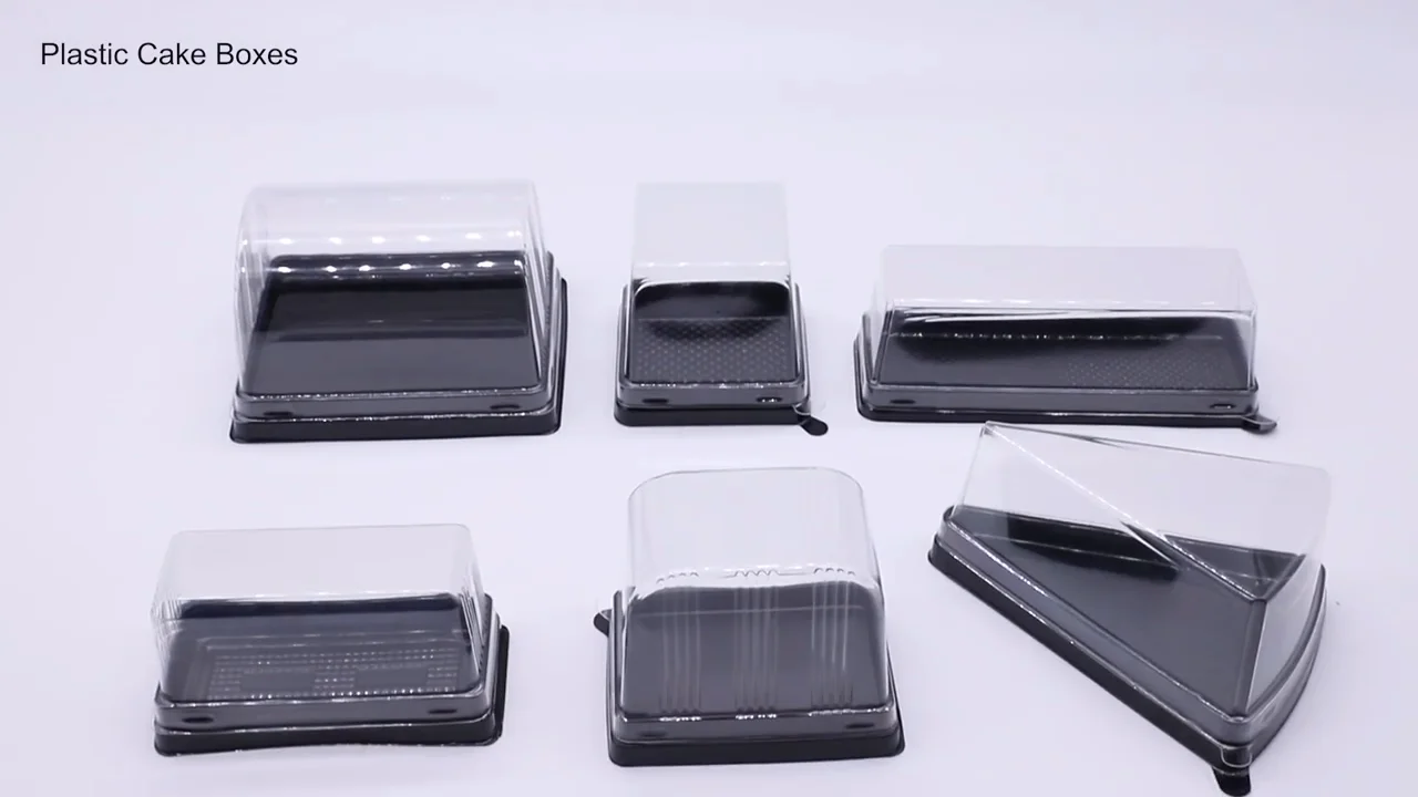 Clear Biodegradable Plastic Blister Triangle Cake Box - Buy Blister ...