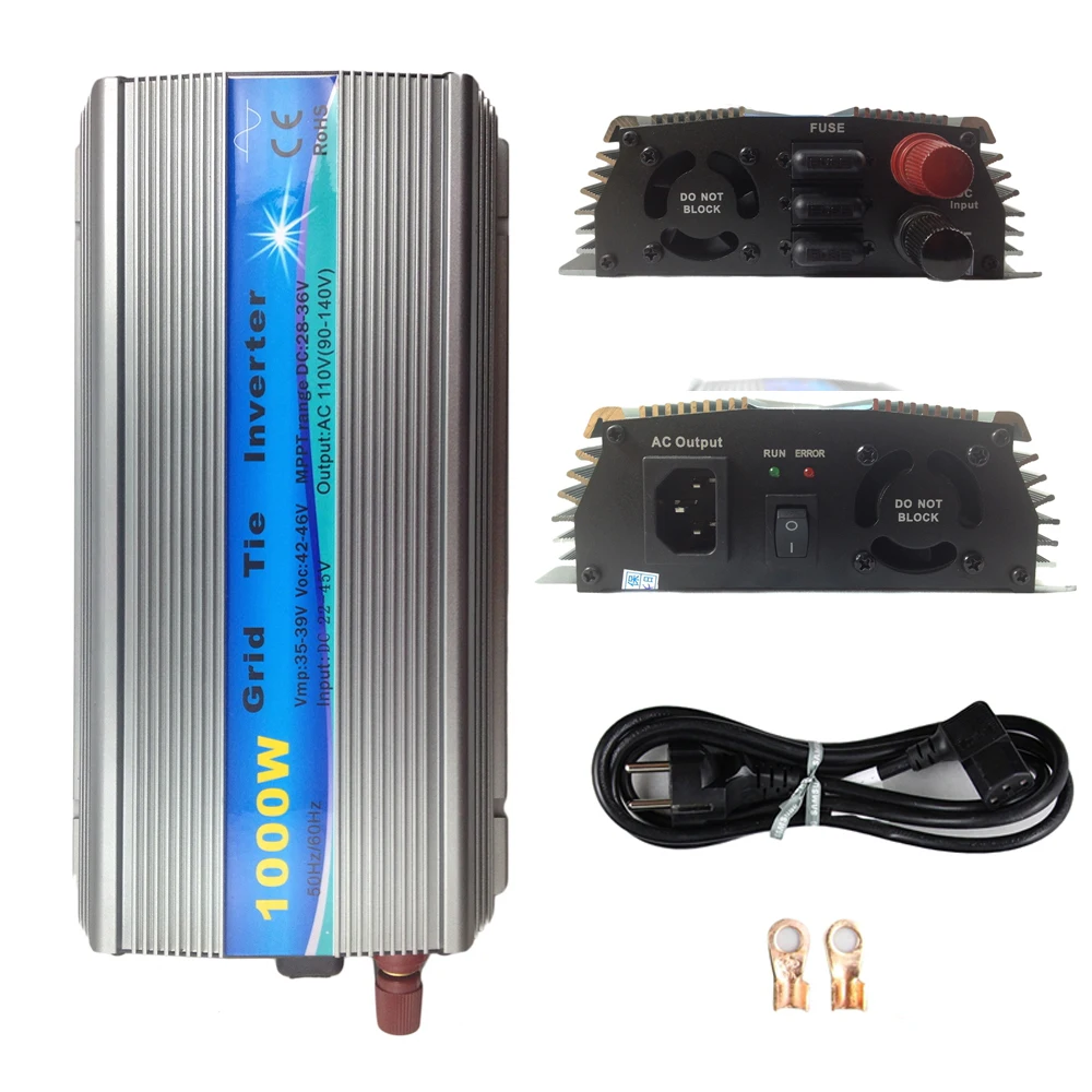 1000w Grid Tie Inverter,110v 220v Power Inverter Dc 22-50v Mppt Pure ...