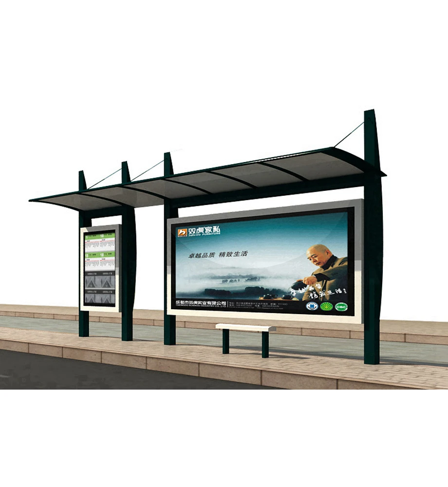 Smart City Bus Stop Modern Solar Powered Bus Stop Shelter Design,Wood ...