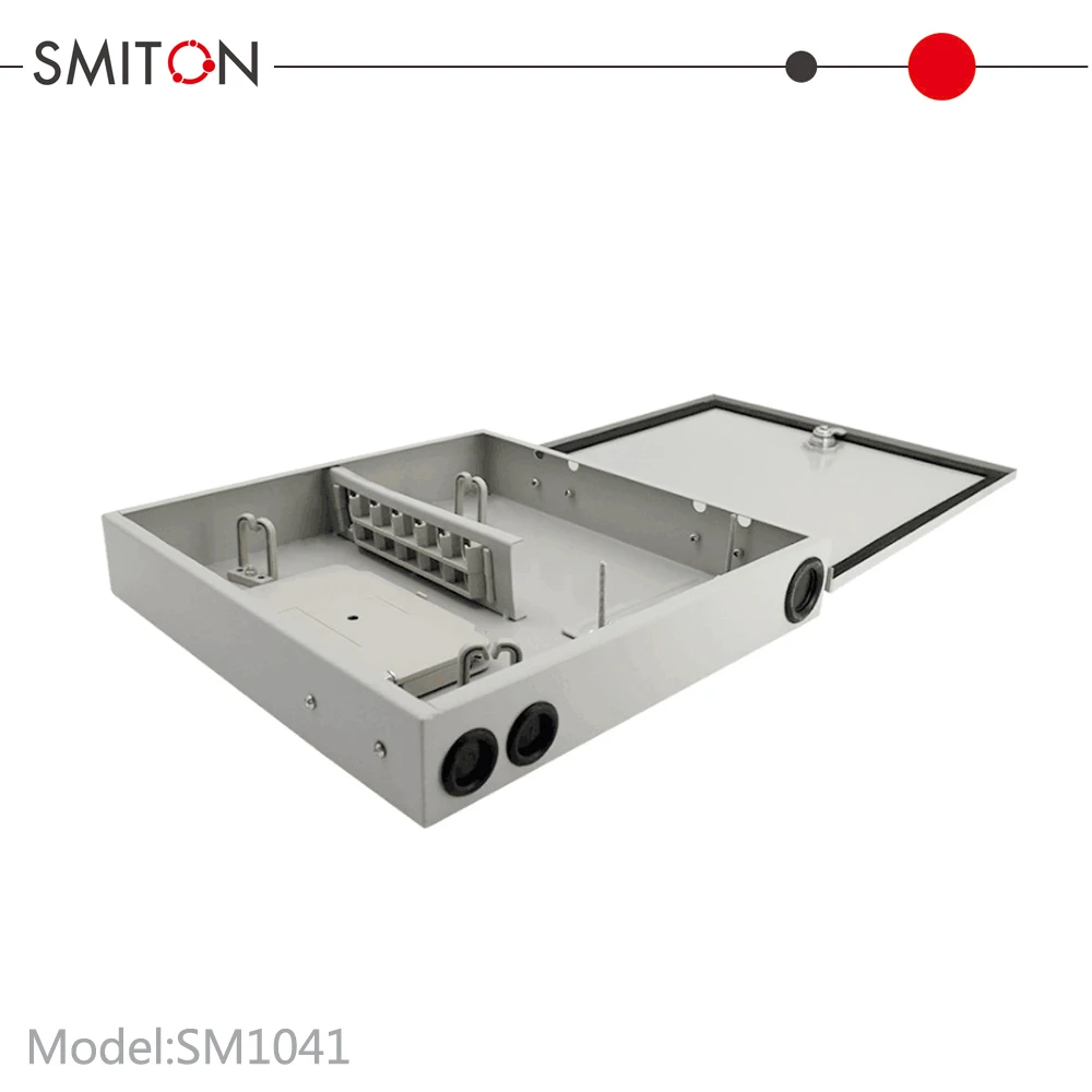 12 Port Outdoor Wall Mounted Access Termination FTTH Optical Fiber ...