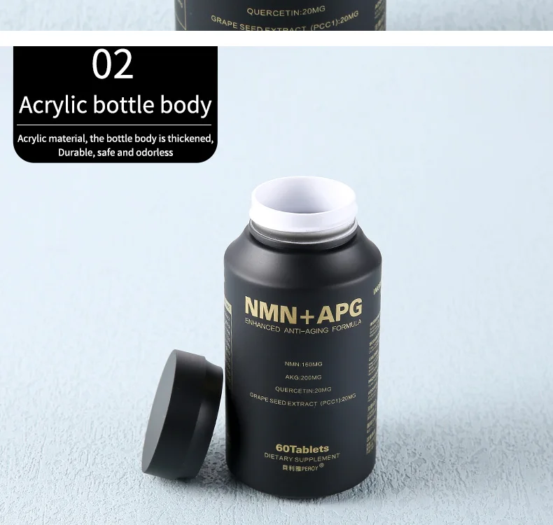 Custom Black Capsule Bottles - Ideal for Medicine Storage