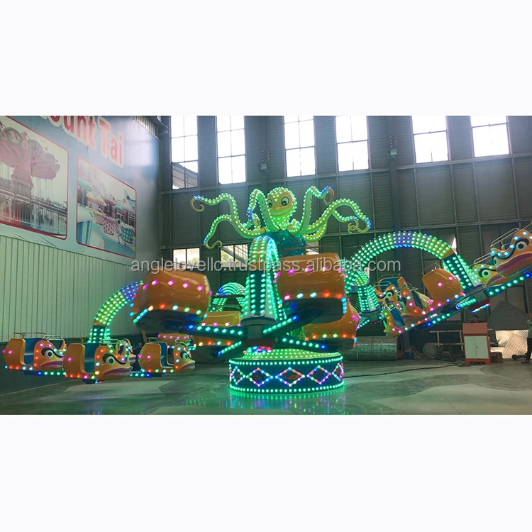 Fairground Attraction Manege Fly Polyp Octopus Fun Fair Outdoor Theme ...