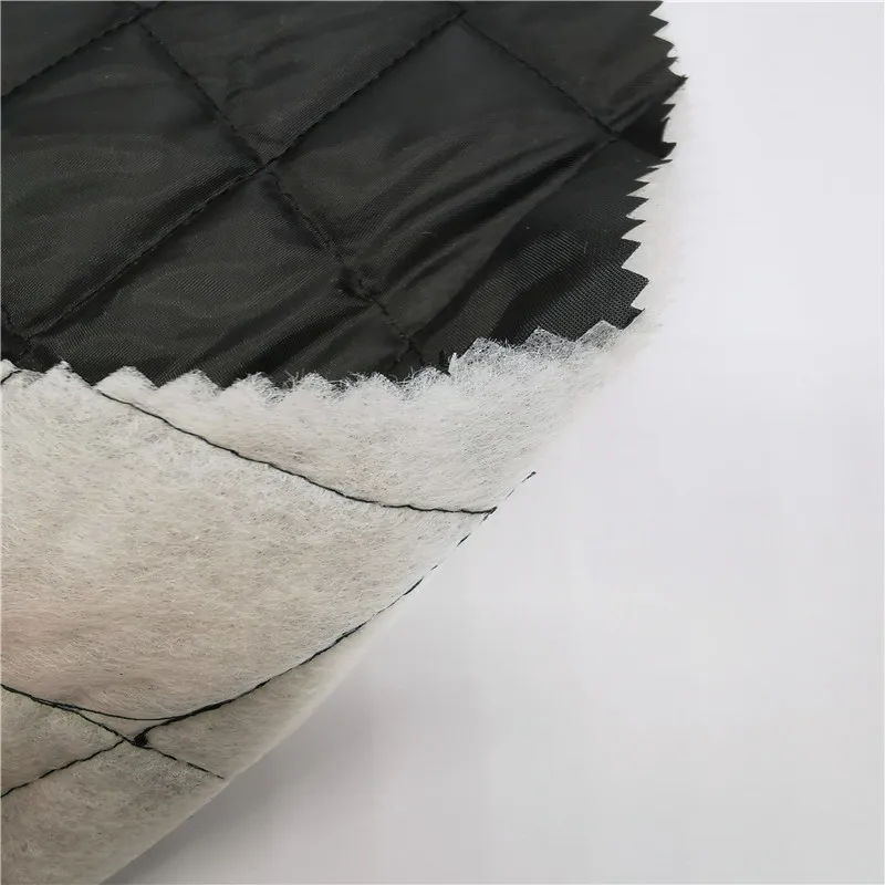 Quilting Back Side Lining 100% Polyester With Diamond Pattern Quilted ...