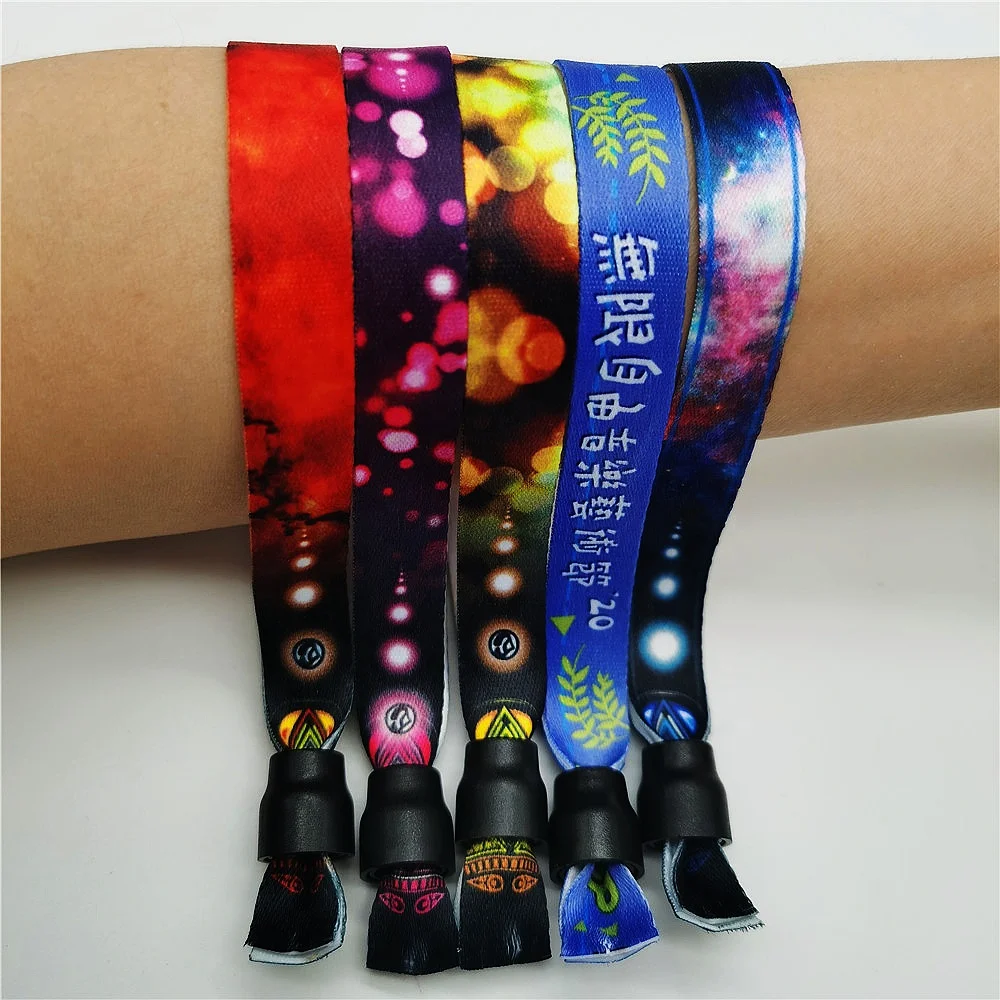 Plastic Sliding Lock For Woven Ribbon Christmas Wristband - Buy Bell ...