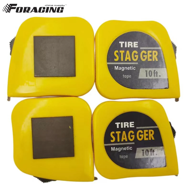 Racing Tire Stagger Tape Measure - 10 Feet Magnetic Tool