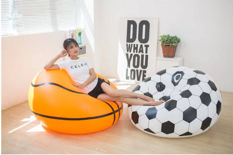 Hot Selling Living Room Inflatable Sofa Pvc Inflatable Basketball Sofa ...