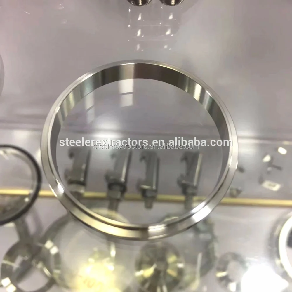 Vacuum Semiconductor SS304 KF16 KF25 KF40 KF50 Centering Ring with FKM ...