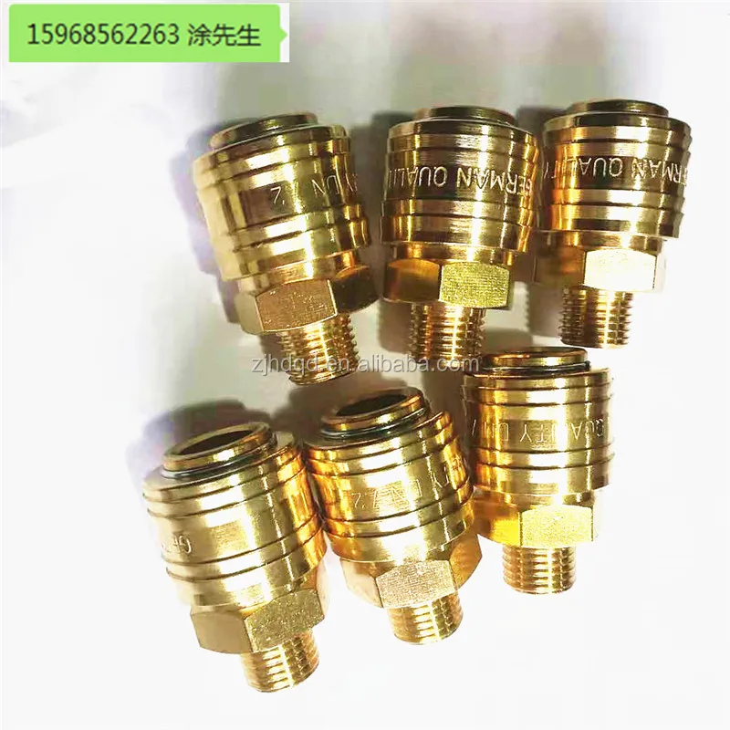1/2 Male Thread German Type Quick Coupling with European Standard
