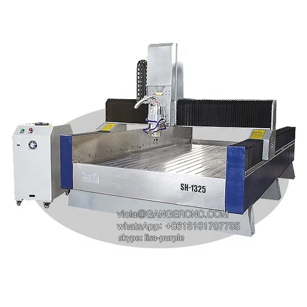 Granite Stone Cnc Lathe Slab Cutting Machine 1300x2500mm Sh-1325 Cnc ...