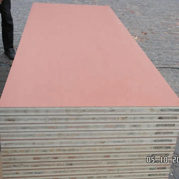 Red Oak Veneer 35mm Block Board - Hotel & Furniture Grade