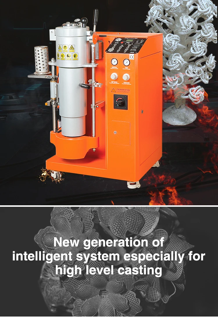 Yihui Brand Melting Furnace Semi-automatic Vacuum Casting Machine For ...
