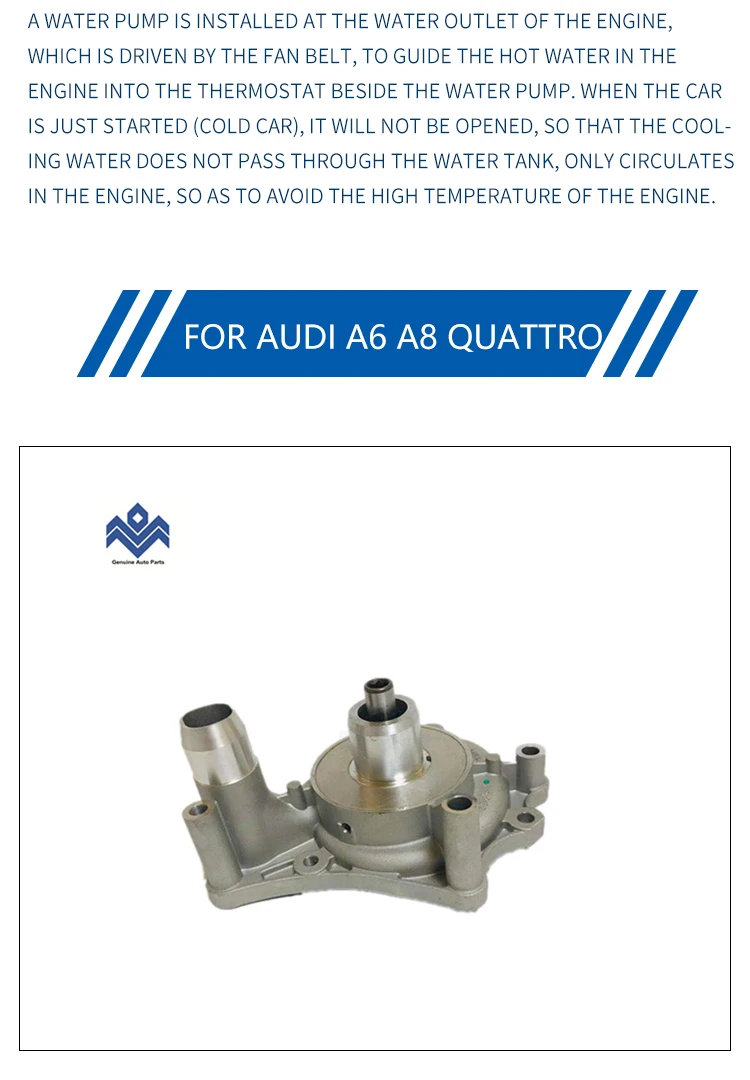 Engine Water Pump For Audi A6 A8 Quattro Volkswagen Touareg 079121013n ...