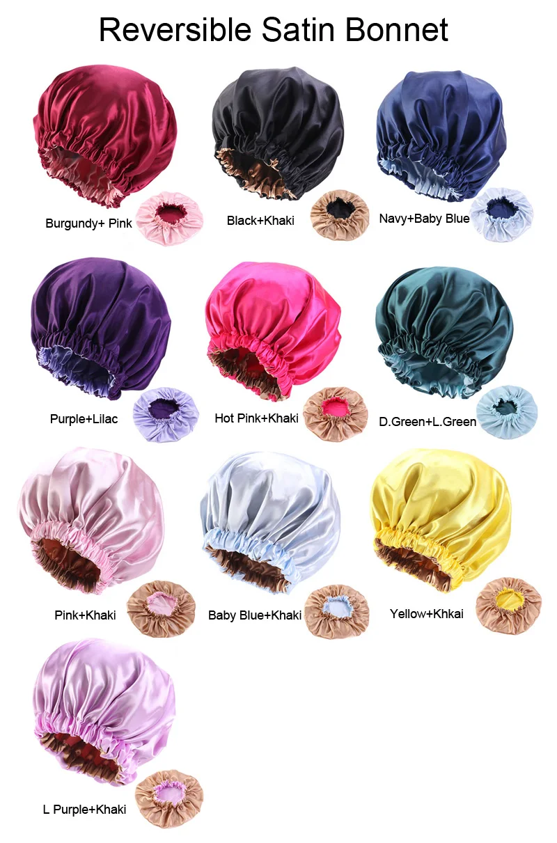 Wholesale High Quality New Solid Bonnets Double Layers Wearable On Both ...