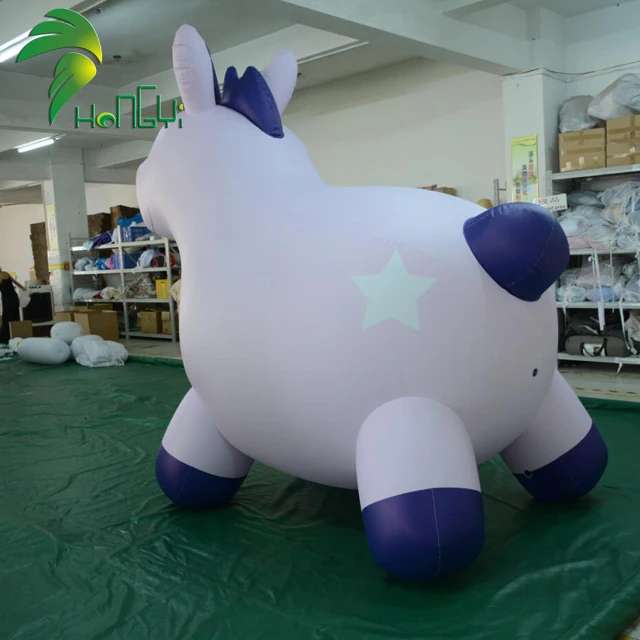 Lovely Custom Inflatable Unicorn Goat Toy - Hongyi Inflatable