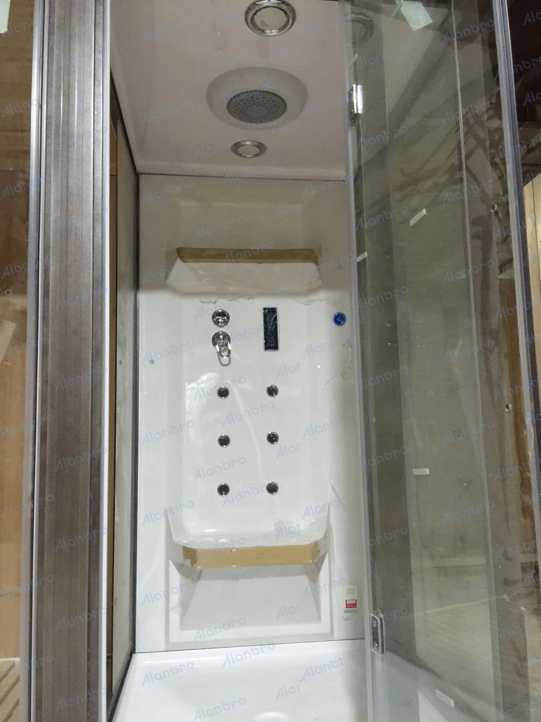 Dry Sauna Cabin Wet Steam and Sauna Combo, New Style Indoor Bathroom ...
