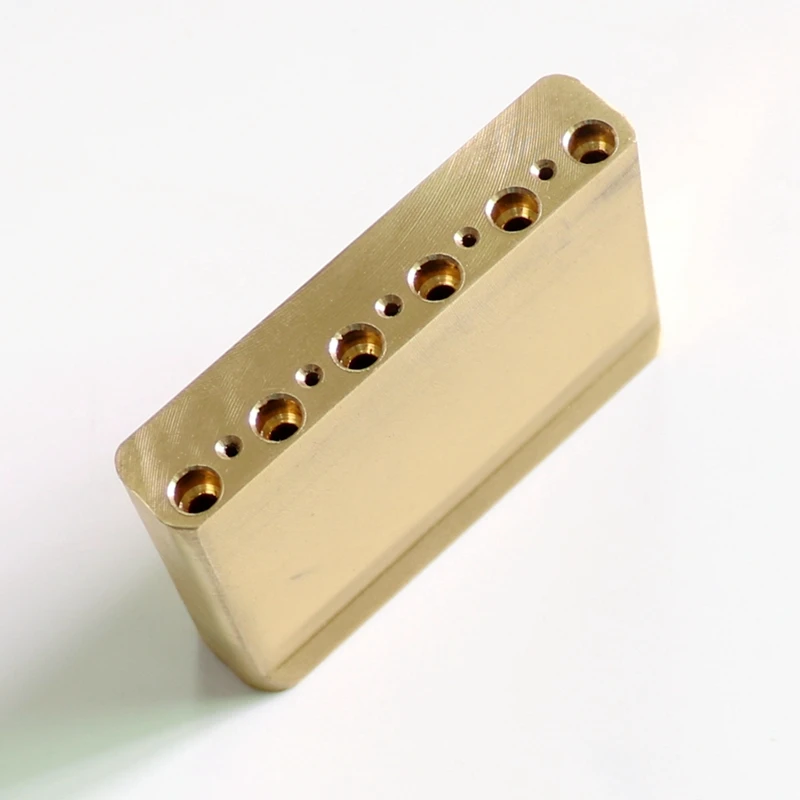Solid Brass Guitar Tremolo Block - 54mm-56mm Bridge Parts