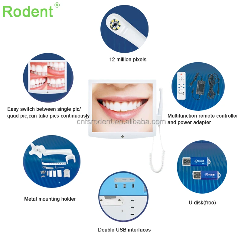 Medical Endoscope Camera System Intraoral Digital Camera 17 Inch Wifi ...