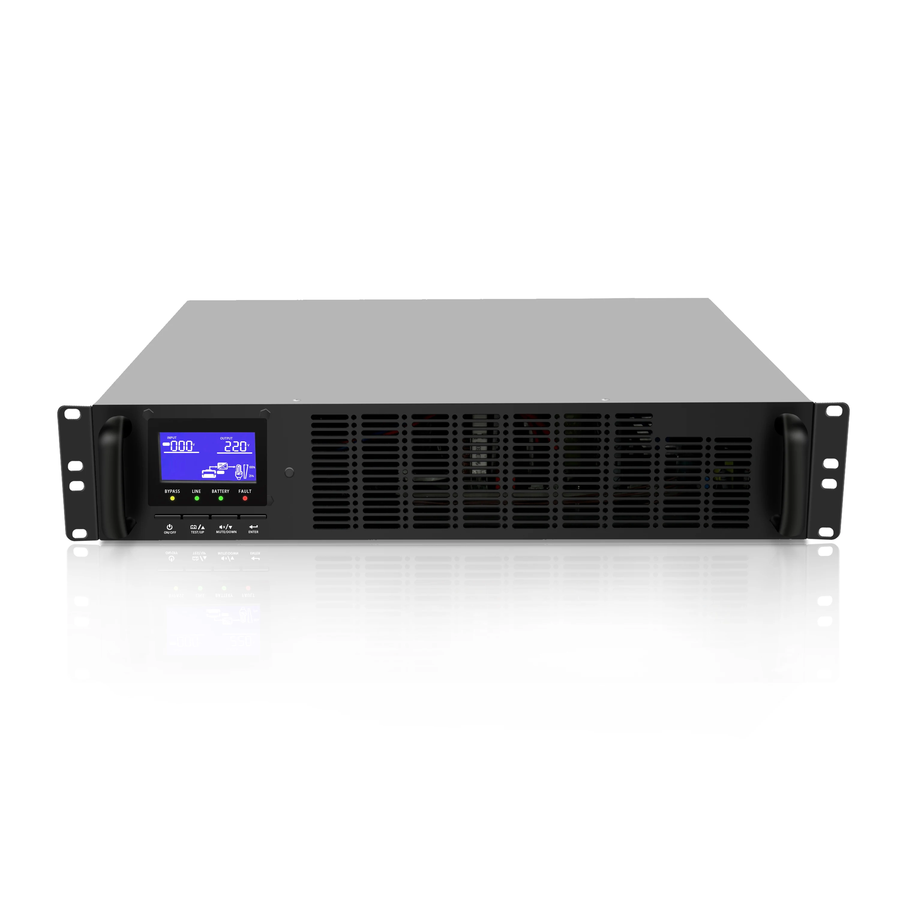 Rack-mounted Online Ups 3kva/2.7kw Lcd Display Built-in Battery 100 ...