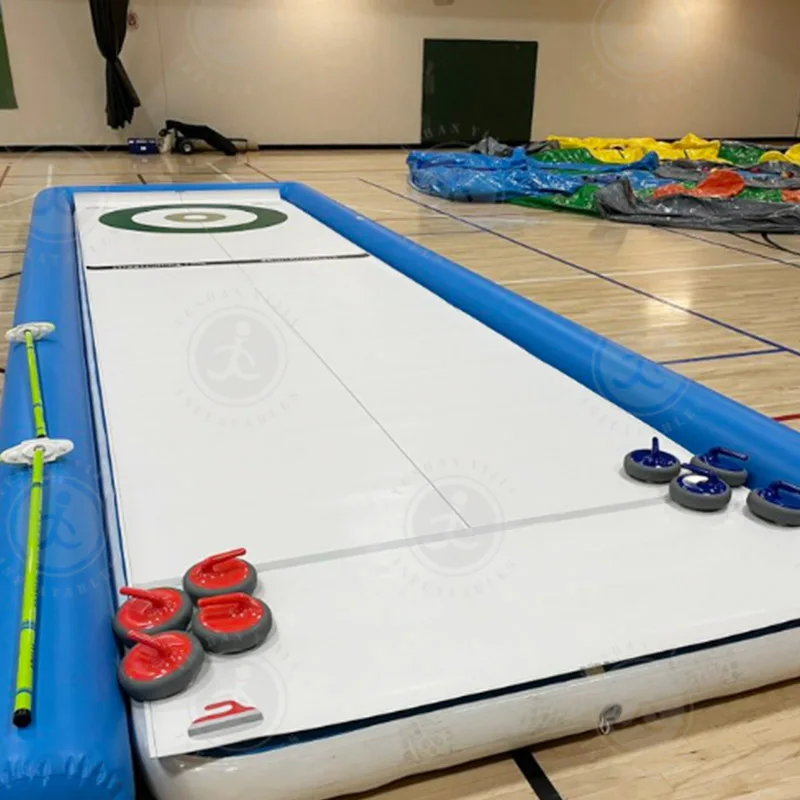 EJIA Portable Street Ice Rink Curling Mat - Customizable