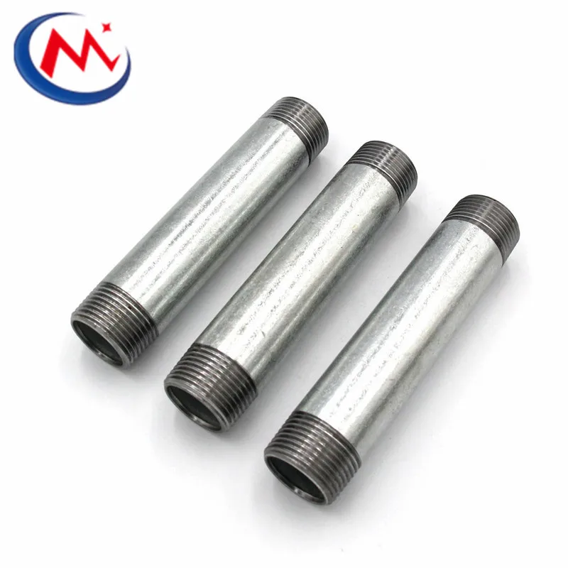 Industrial Steel Male GI Thread NPT BSP Customize Size 1/8"-4" Double ...