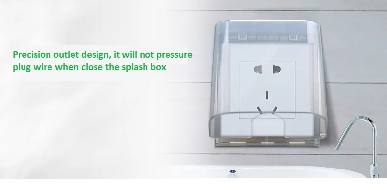 SIASE Switch Waterproof Covers for 86 Type Socket Outlets