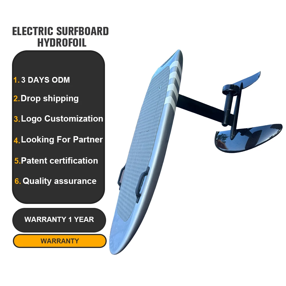 50 Km/h Electric Carbon Fiber Surfboard - Professional Hydrofoil Board
