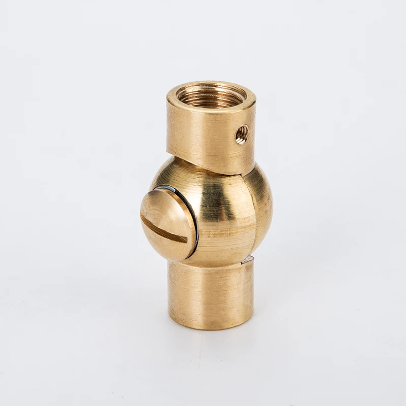 Brass Swivel Joint - Adjustable for Lamp & Display Use
