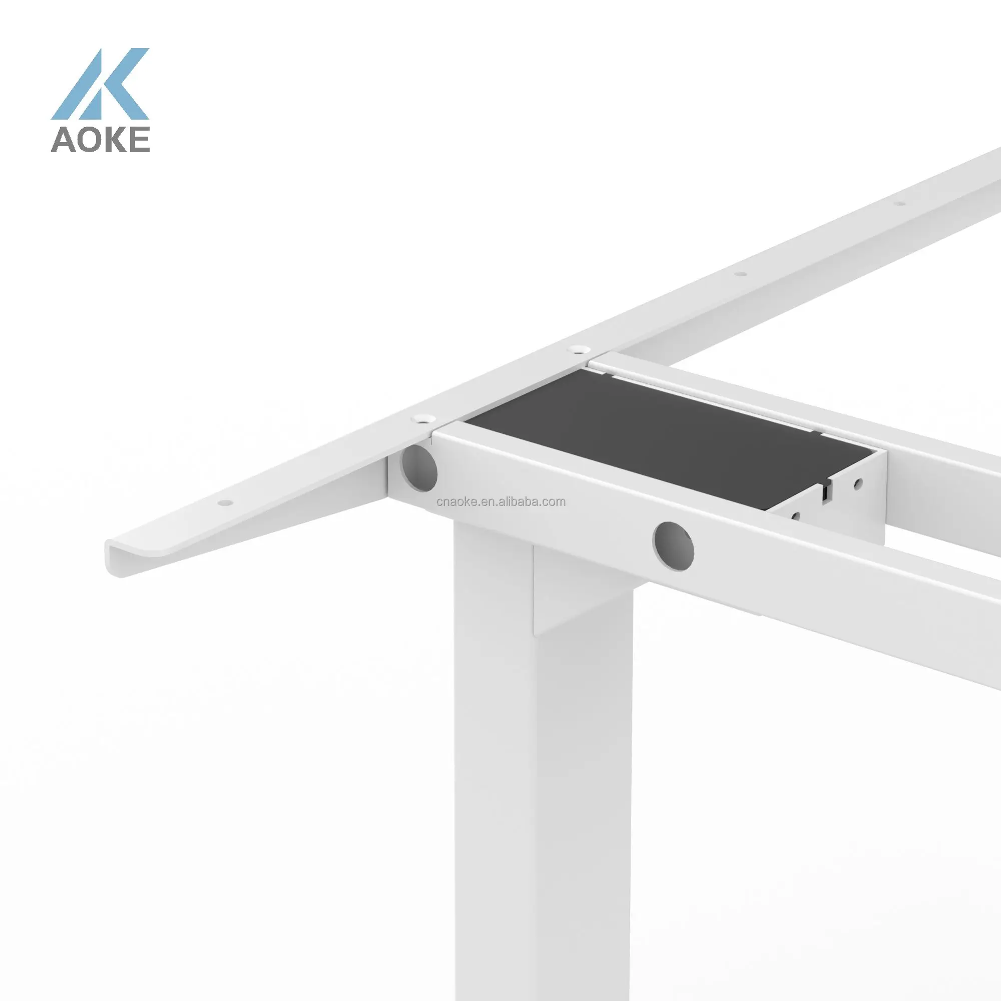 Black Customization Modern Office Desk Standing Height Adjustable Table ...