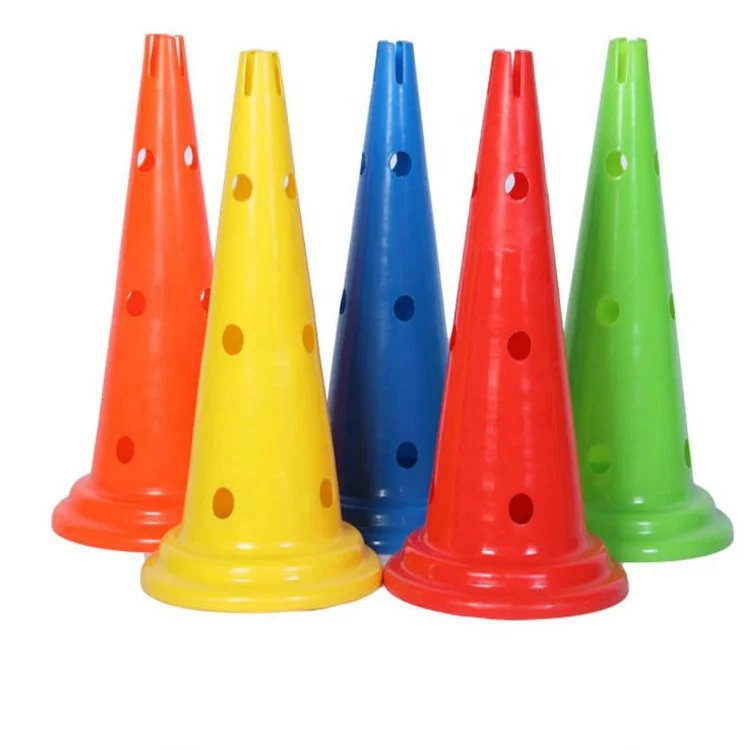20 Inch Sports Training Soccer Cones Agility Field Marker Cone Agility ...