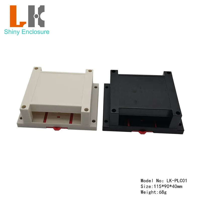 115*90*40mm Instrument Plc Mount Abs Din Rail Electrical Casing Plc ...