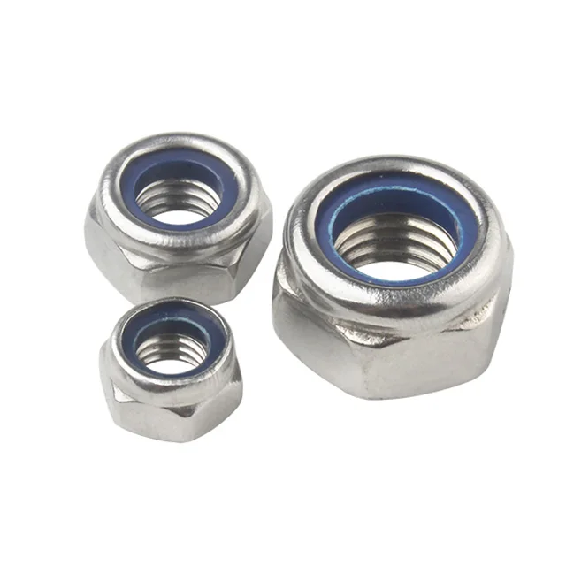 DIN985 Self Locking Nuts Stainless Steel Jammed Nut Carbon Steel Lock ...