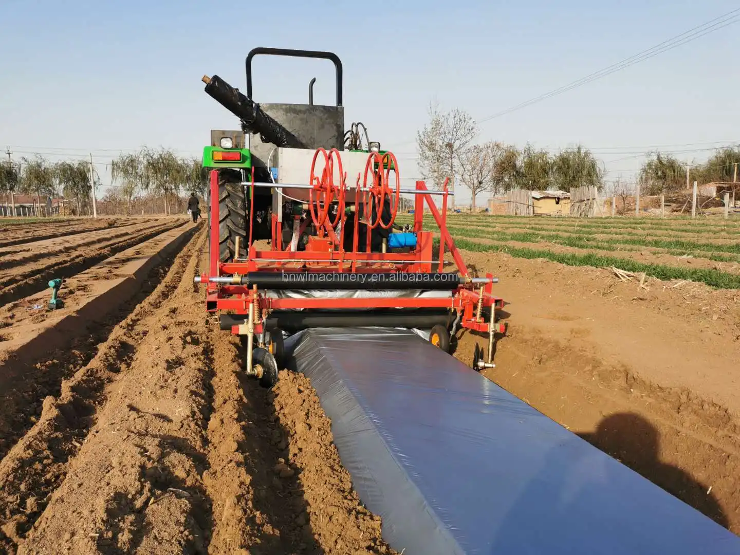 Rotary Tiller Bed Former with Ridging Machine - High Productivity