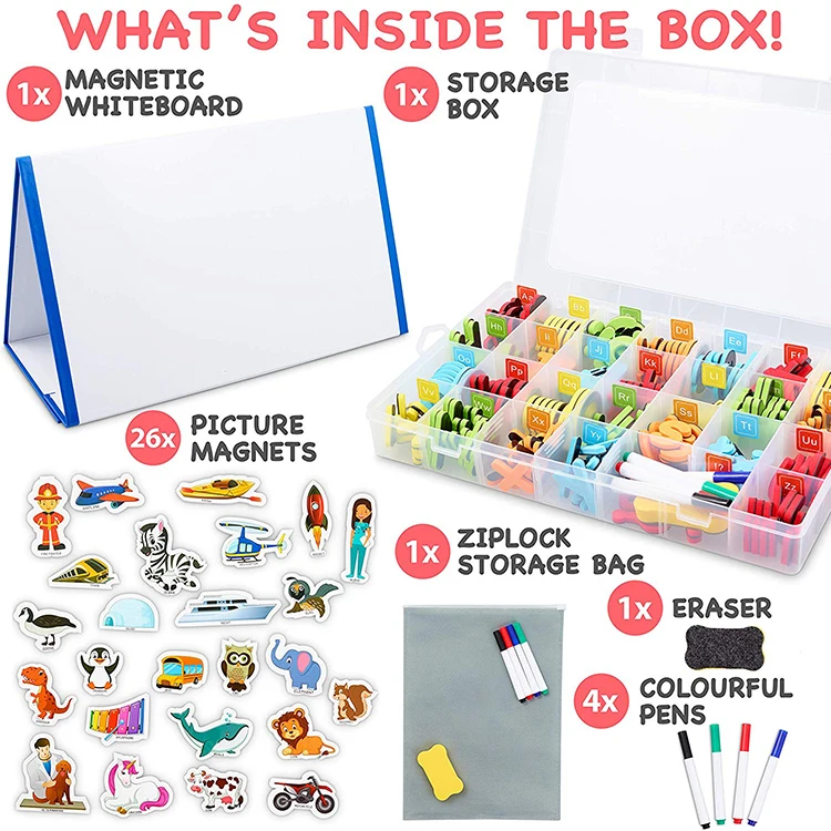 Classroom Magnetic Alphabet Letters And Numbers Set With Magnet Drawing ...