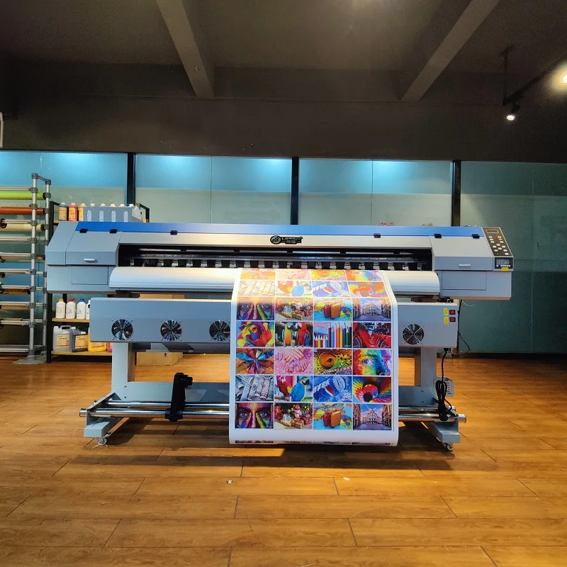 Cmyk White Five Colors Automatic Inkjet Printers For 1.7m 1.9m Sticker ...