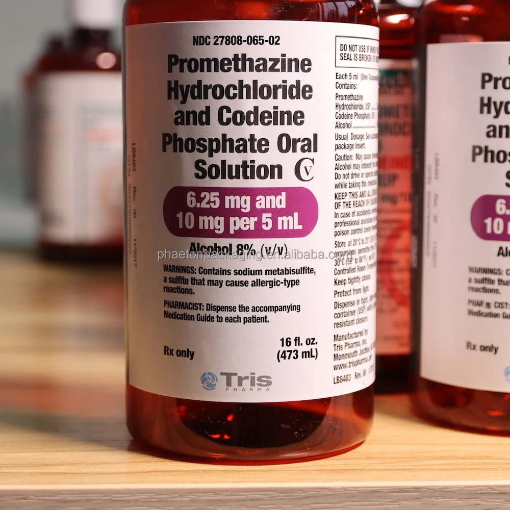 2021new Style Tris Cough Syrup Waterproof Vinyl Adhesive Label Sticker ...