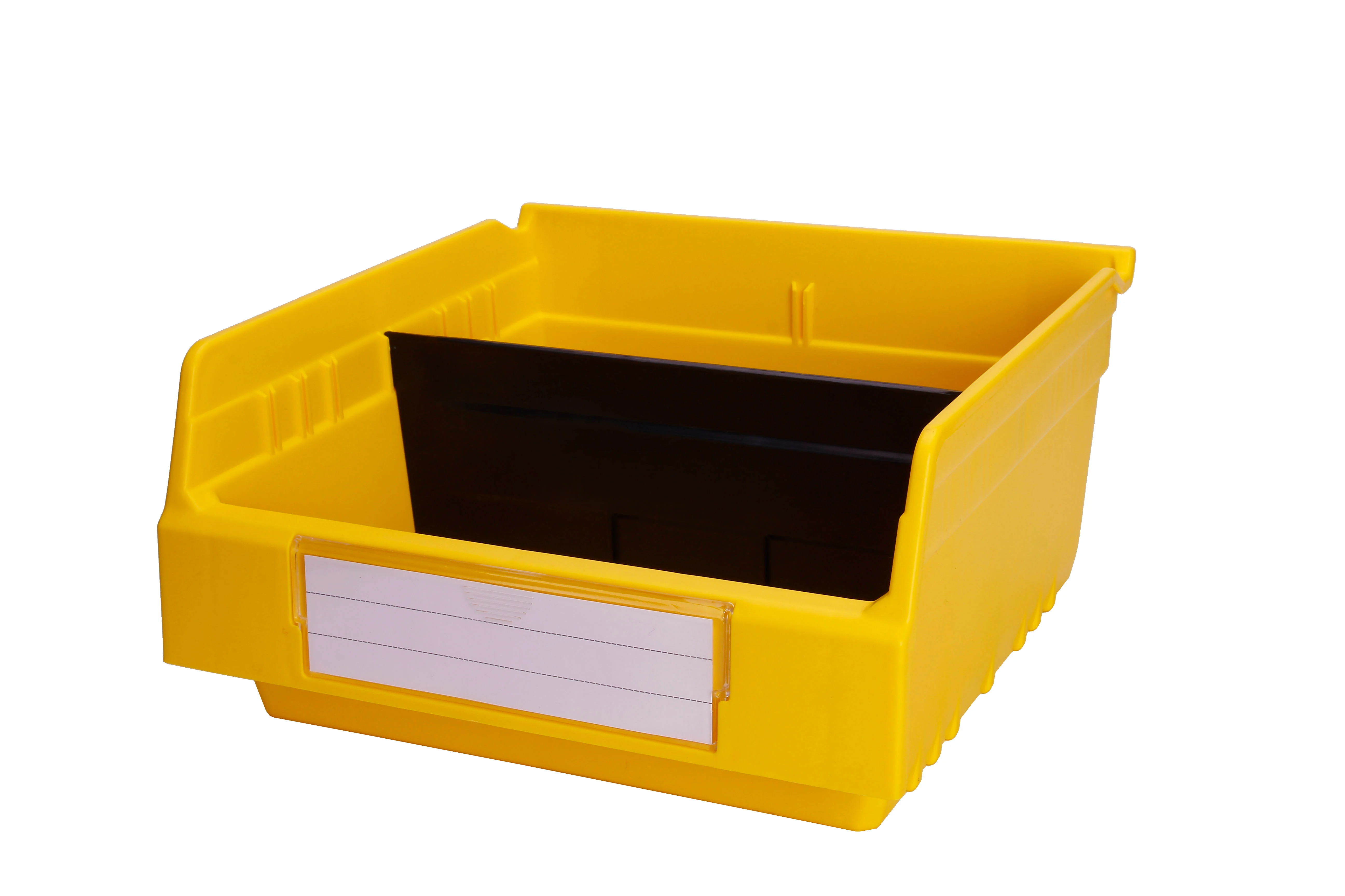 Warehouse Storage Bin Plastic Shelf Crate Semi-open Front Container ...