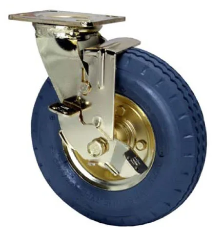 Heavy-duty 8-inch Inflatable Casters With Brakes Are Suitable For ...