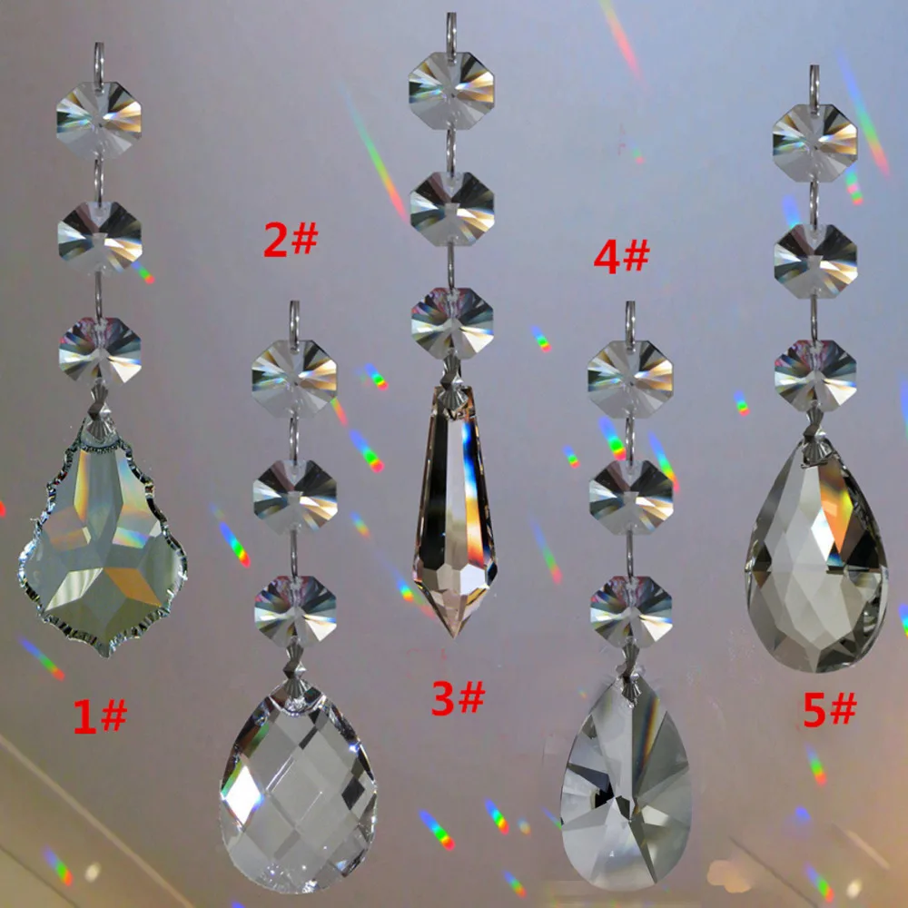 Sparkling Hanging Crystal Suncatcher - Christmas Decor