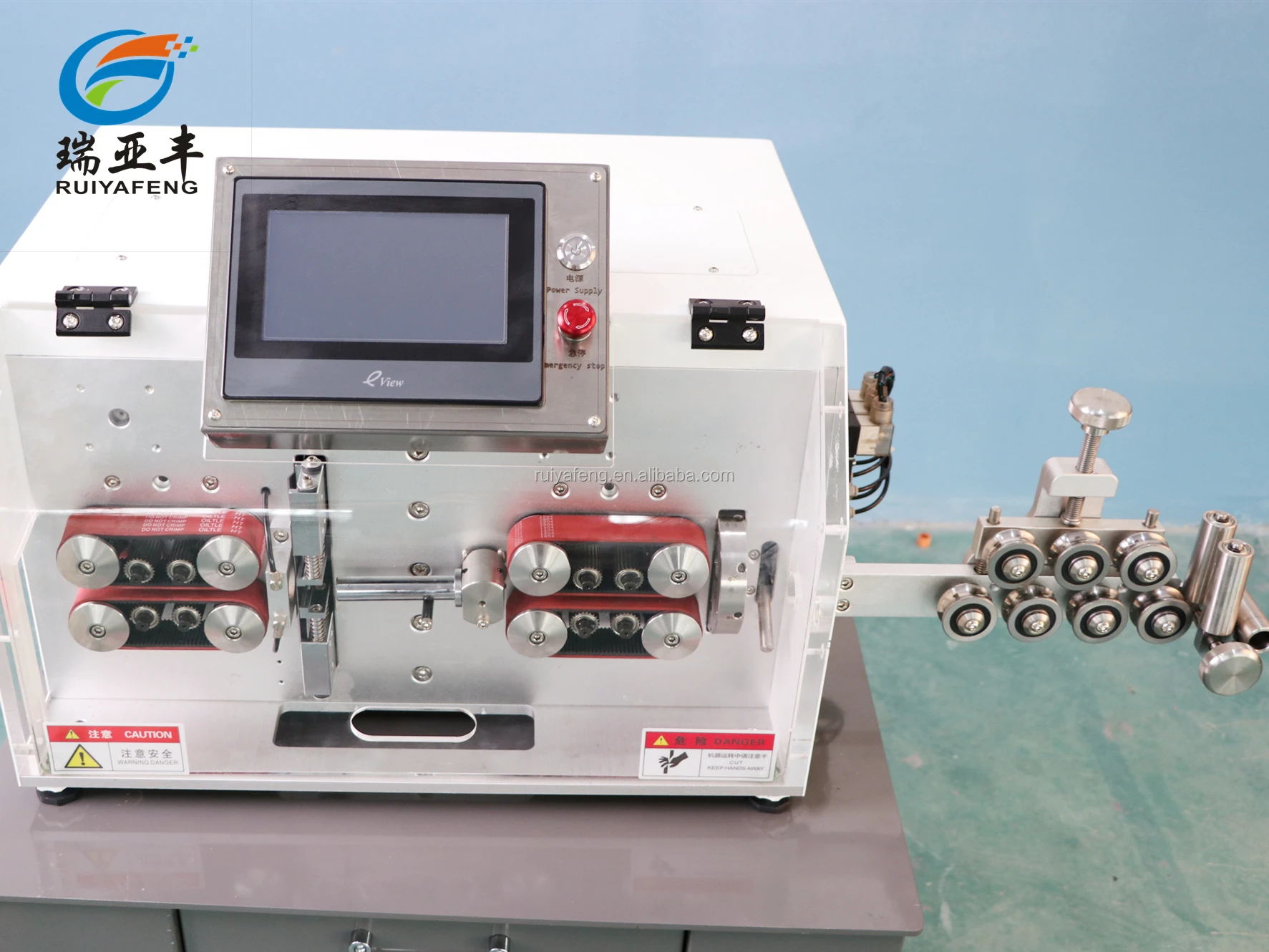 Fully Automatic Cable Peeling Machine Sheath Wire Cutting And Stripping ...