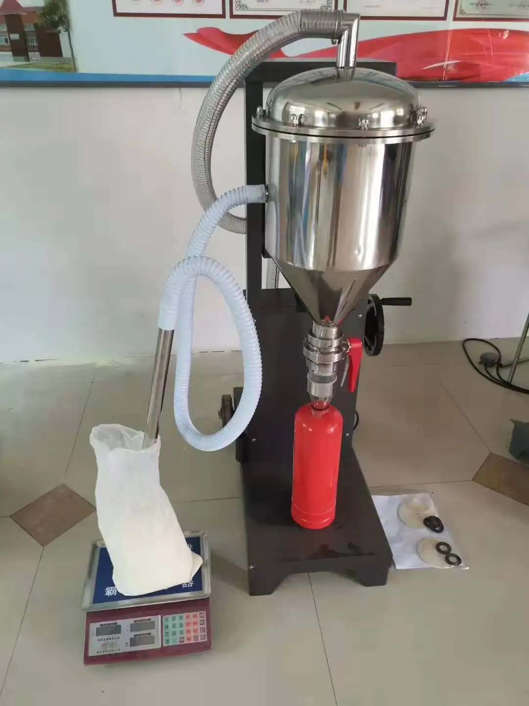 Semi-auto Fire Extinguisher Powder Recharging Machine Fire Fighting ...
