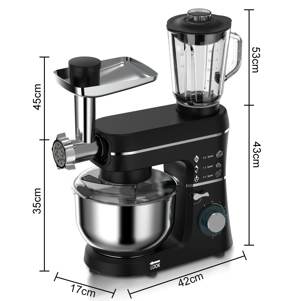 5 in 1 Food Processor - Versatile Stand Mixer for Kitchen