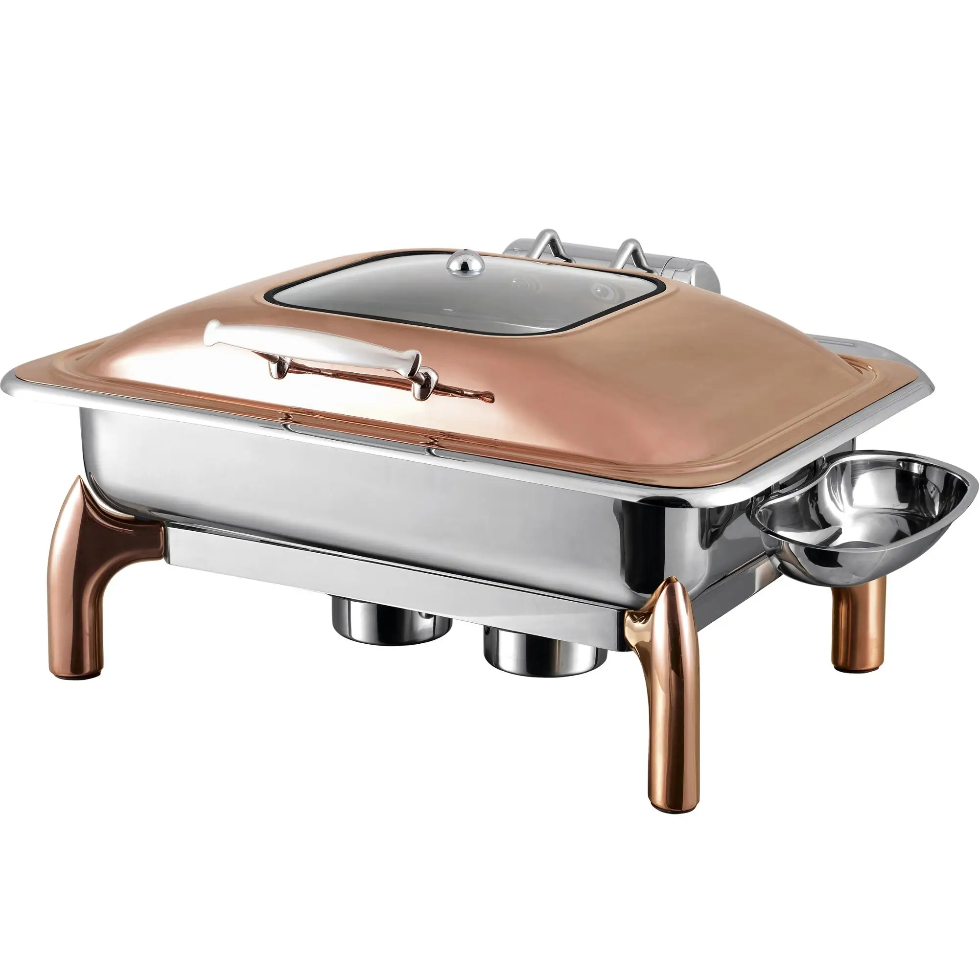 India Food Warmer Buffet Ownfit Induction Chafing Dish 6l For Hotel ...