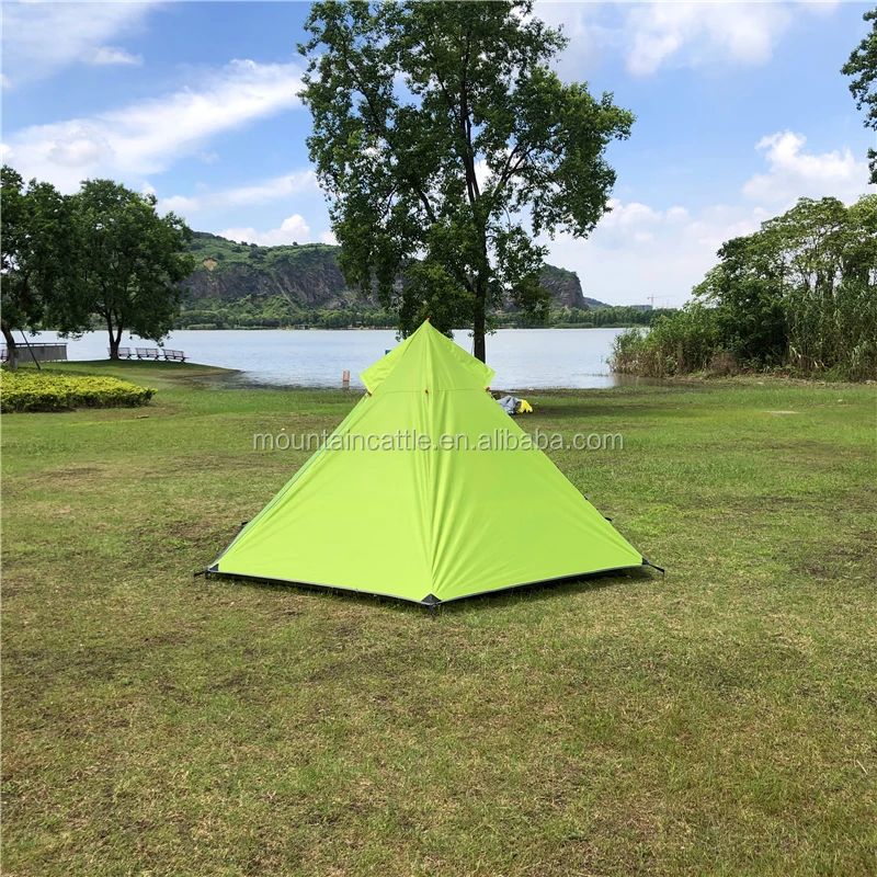 Hot Selling One Pole Cone Hexagonal Lightweight Pyramid Camping Tent ...
