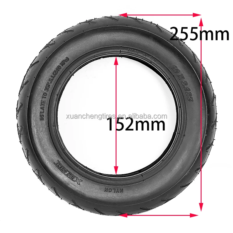 10 X 2.125 Inch Tyre Replacement For Hoverboard Self Balancing Electric ...