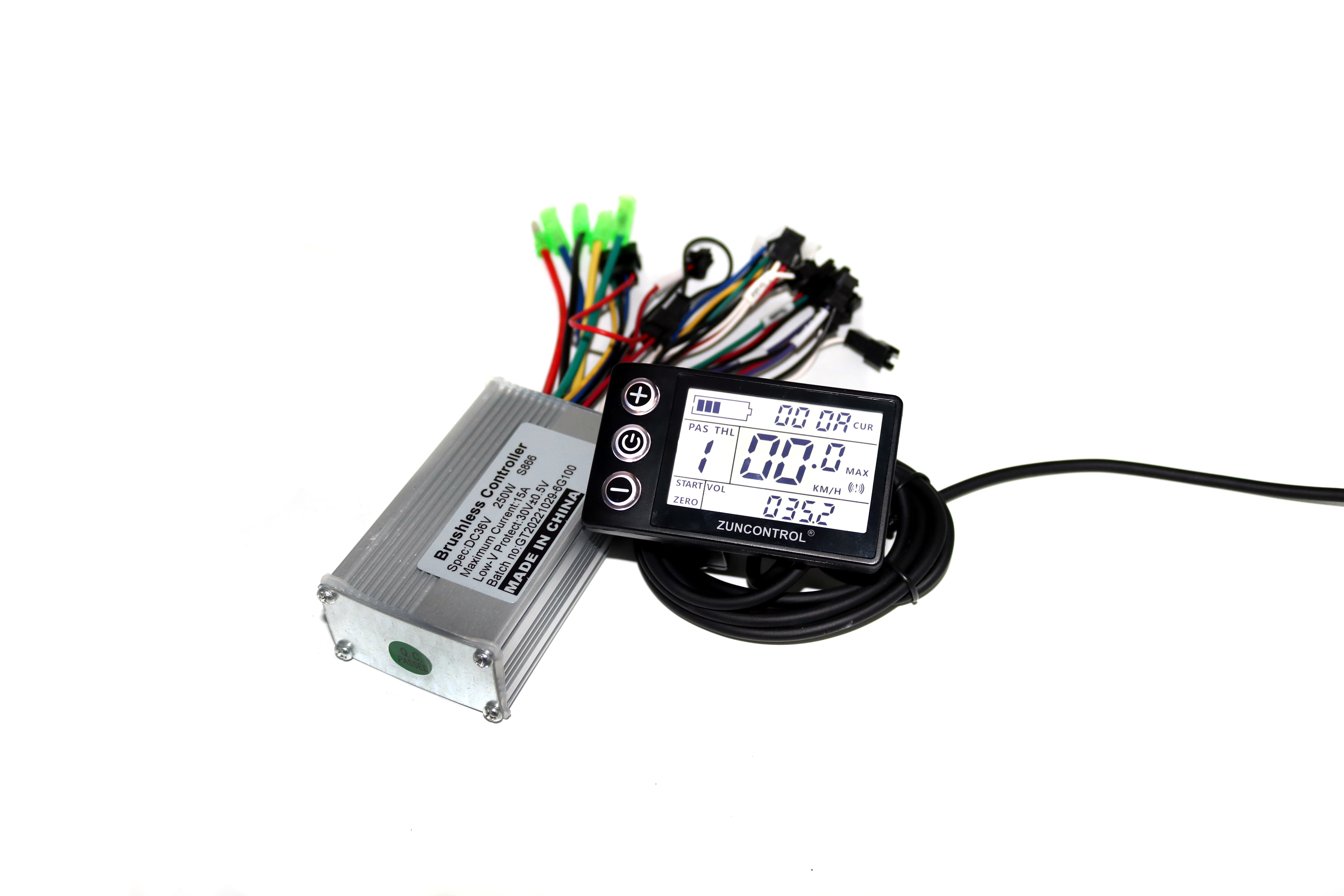 24V/36V/48V 250W BLDC Motor Controller for E-bikes