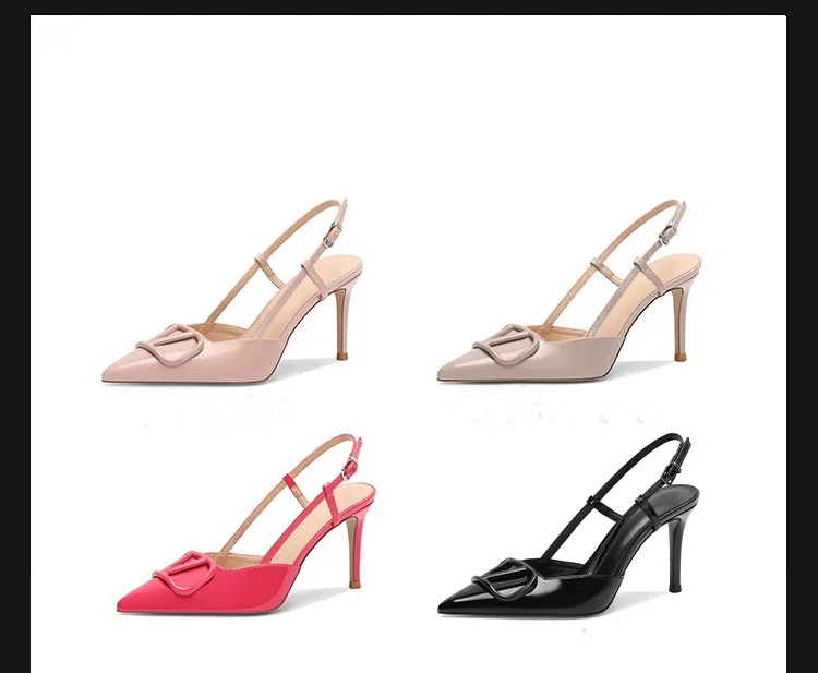 Customized V House Pointed Stiletto Heels Women's High Heels In ...