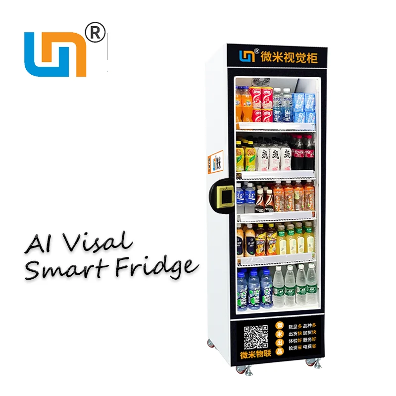 AI Visual Technology Smart Fridge Vending Machine for Foods